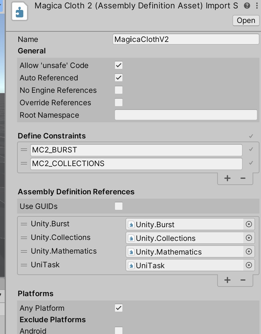 UniTaskとMagicaCloth2を使ってWebGLでクロスシミュレーション | 気まぐれ産のゲーム置き場(仮)